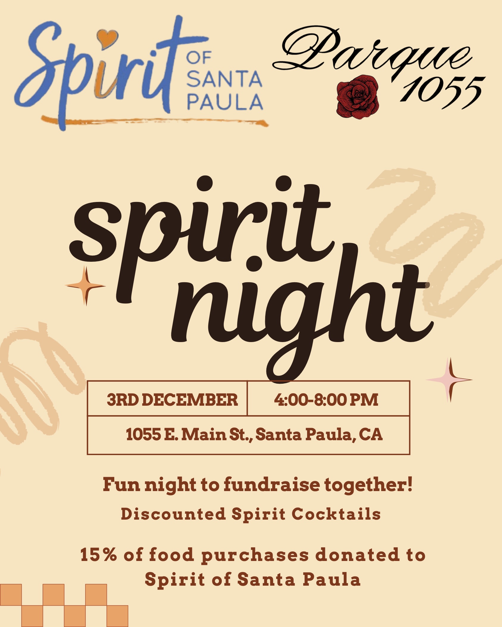 Spirit Night, December 3rd - Parque 1055